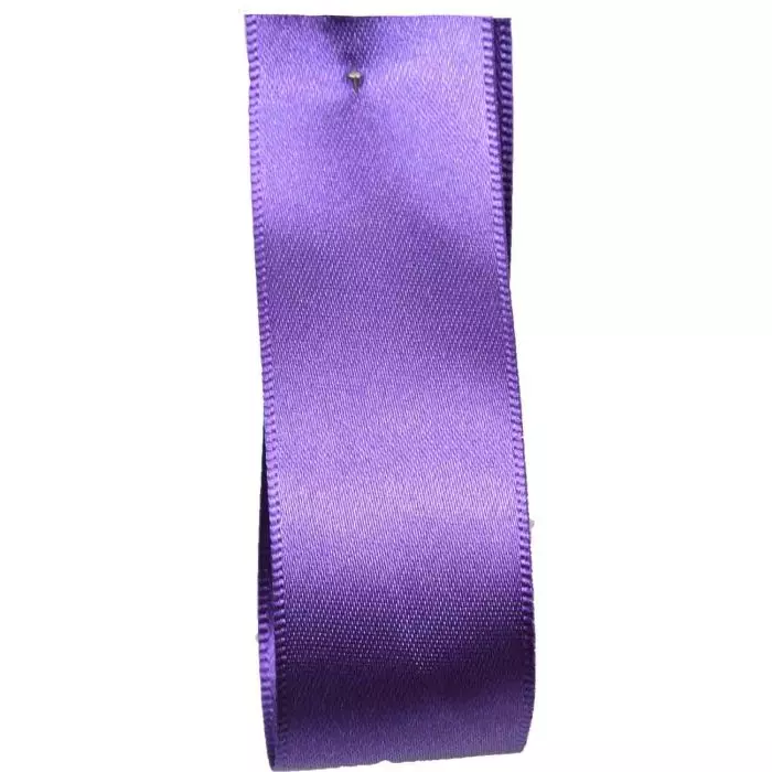 Shindo Double Satin Ribbon Purple (Col:125) - 3mm - 38mm widths
