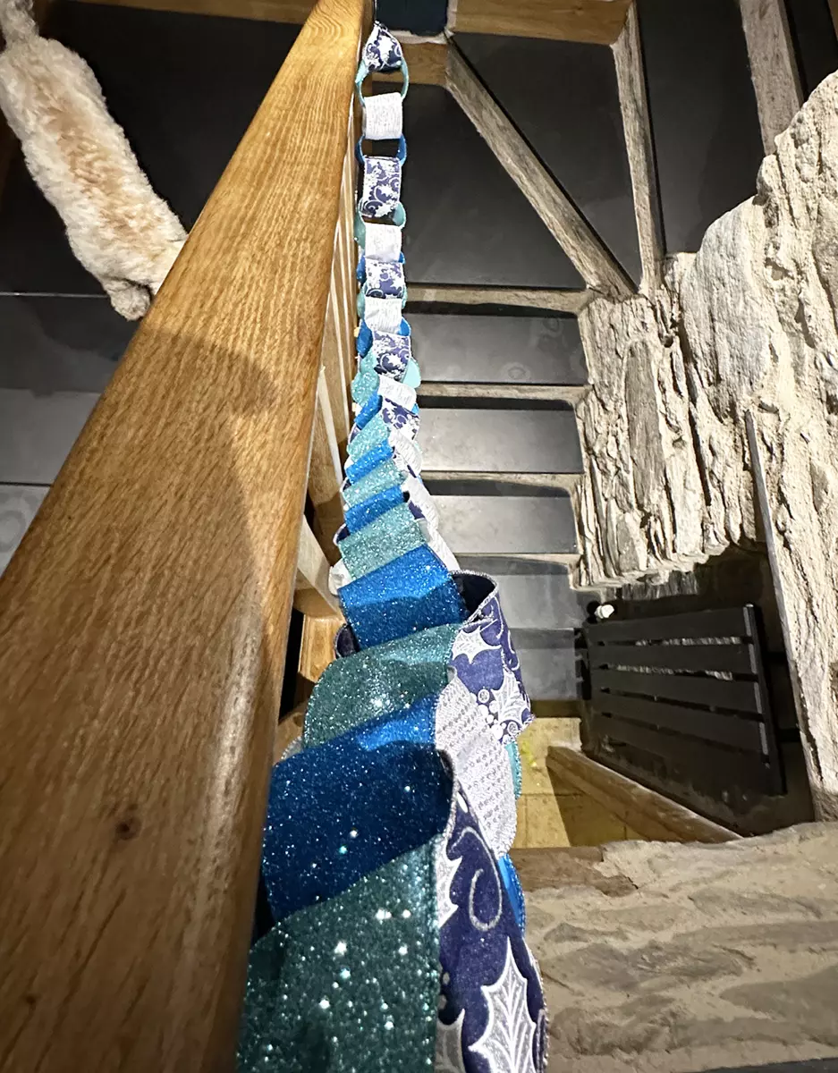 Ribbon Paper Chain Decoration