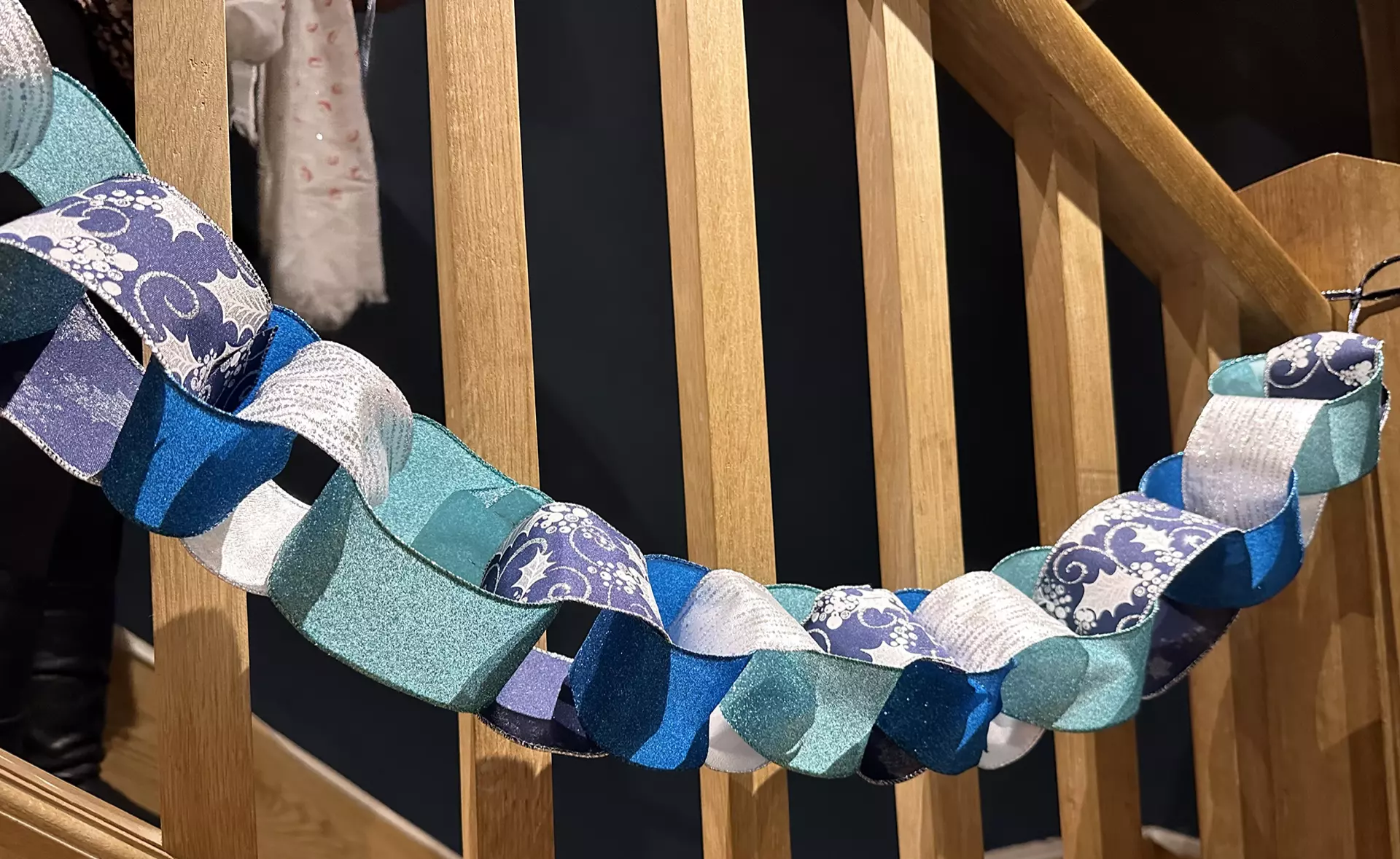 Ribbon Paper Chain Decoration