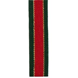Retro Stripe Christmas Ribbon 15mm x 15m