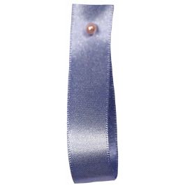 Double Satin Ribbon in Dusky Blue from Berisfords Ribbons