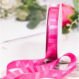 15mm x 20m Pink Tiger Ribbon By Berisfords